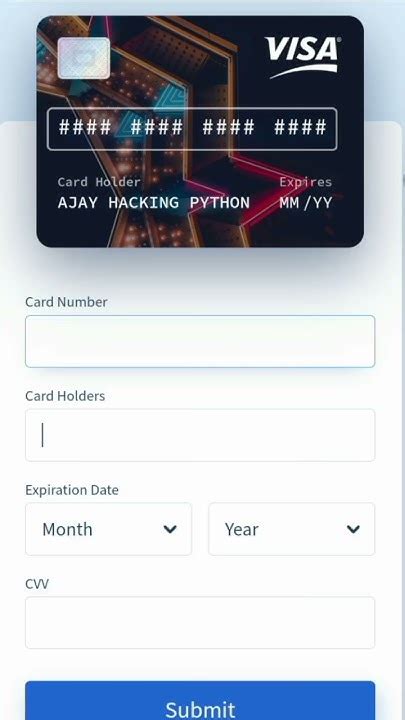 credit card form in html🤩 coding shorts html html5 avengers java