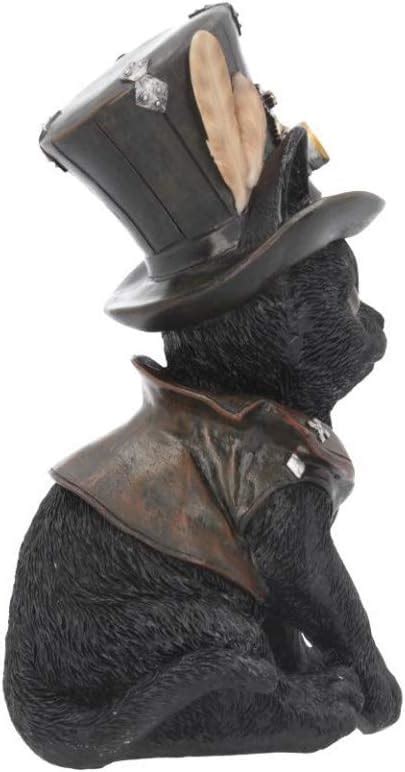Nemesis Now Cogsmiths Cat 185cm Figurine Black Resin Bigamart