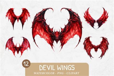 Devil Wings Graphic By Imaginiac · Creative Fabrica