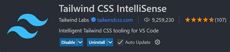 Tailwind Css 安裝 Vscode 相關套件