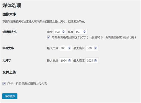 关闭wordpress上传自动生成缩略图功能 蜗牛之路