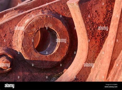 Heavy Metal Rusting Stock Photo Alamy