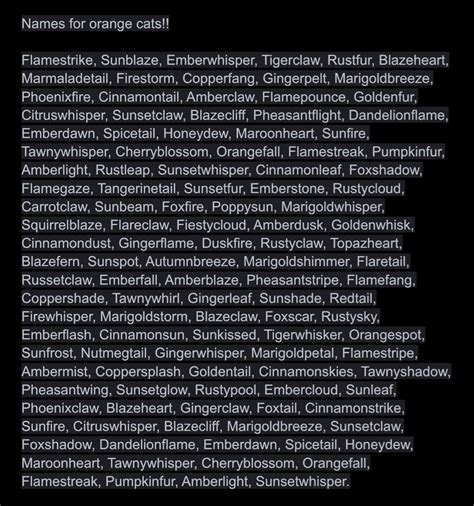 Warrior Cat Names