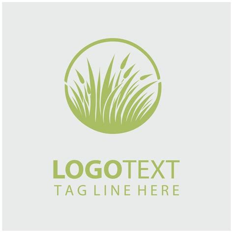 Premium Vector Green Grass Logo Vector Illustrations