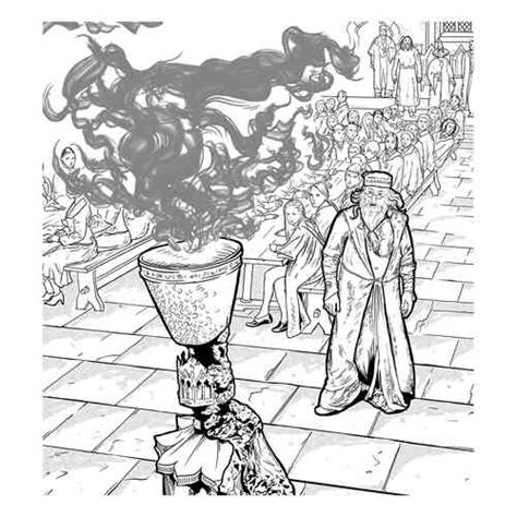 Раскраски Гарри Поттер распечатать