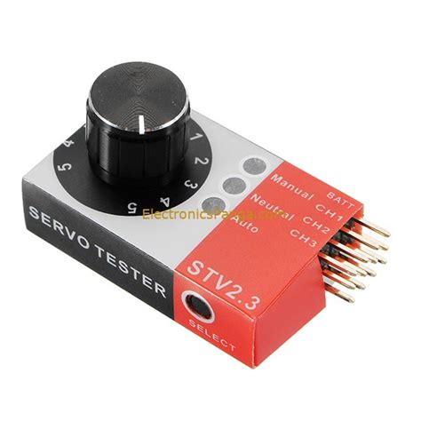 mini servo tester 4 8v to 6 0v stv2 3 tester star international