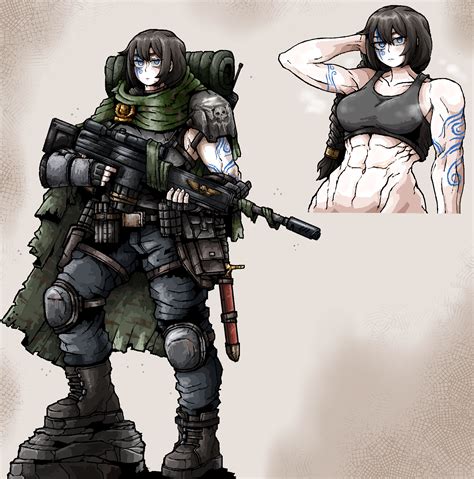 Astra Militarum Warhammer 40k Drawn By Octosoup Danbooru