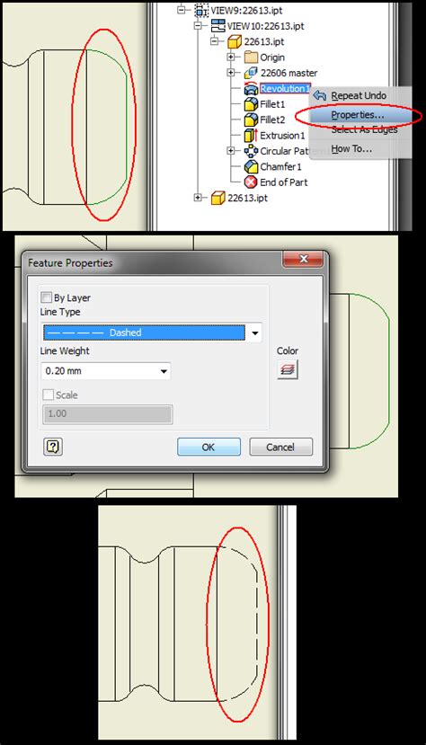 how to show a component in an assembly in hidden lines autodesk community