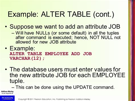 Copyright © 2011 Pearson Education Inc Publishing As Pearson Addison Wesley Chapter 5 More Sql