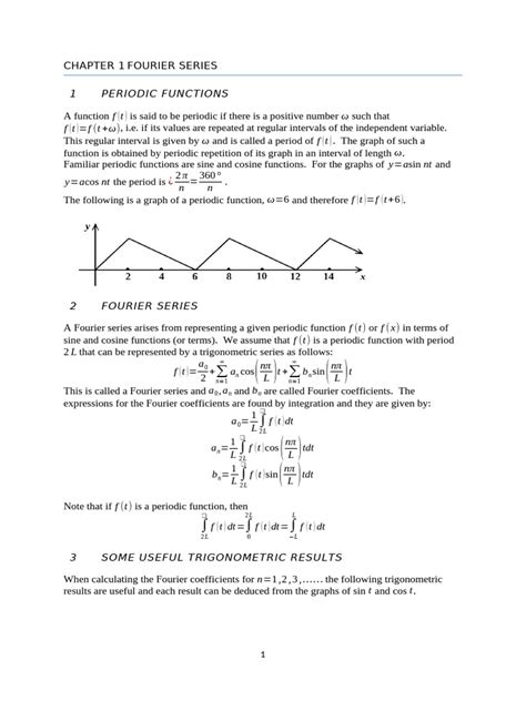 Fourier Series Pdf Trigonometric Functions Fourier Series