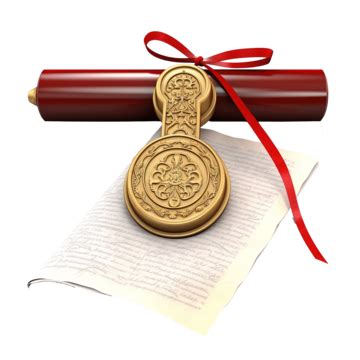 Seal With Scroll Seal Scroll Ribbon PNG Transparent Image And Clipart For Free Download