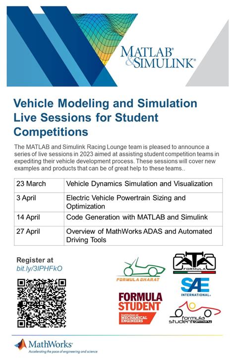 Imeche Formula Student On Linkedin Matlab Simulink Racinglounge Studentcompetitions