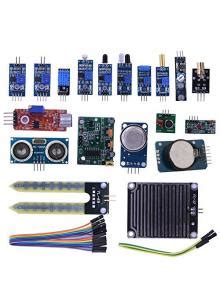 Kuman 개 Arduino와 Raspberry Pi용 센서 온습도 광중단 아날로그 홀 센서 모듈 전자 공작 키트 UNO R 실험용 Pi B B 에 교환 K
