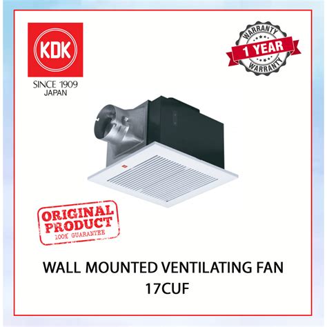 Kdk Ceiling Mounted Ventilating Fan Steel Type 17cuf Kipas Exhaust
