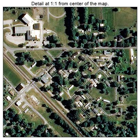Aerial Photography Map Of Renick Mo Missouri