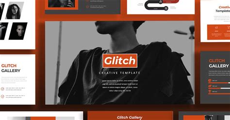 Креативный глюк в Powerpoint Шаблоны презентаций Включая мода и запускать Envato Elements