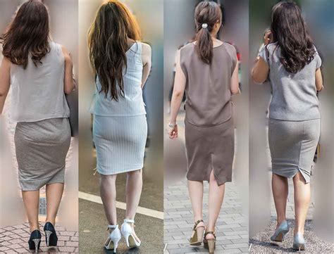 [gcolle] 豊満美尻揃い！タイスカ越しの尻肉がたまらん人妻olさんなど4モデル！