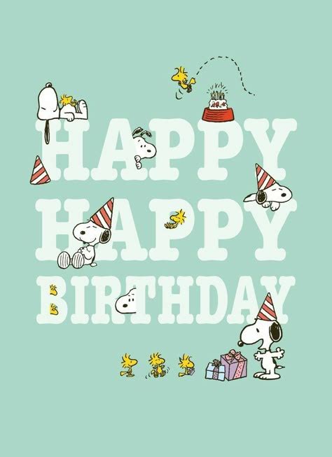 Happy Birthday Snoopy Images