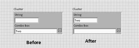 Bug With Cluster Having Combo Box And String Ni Community