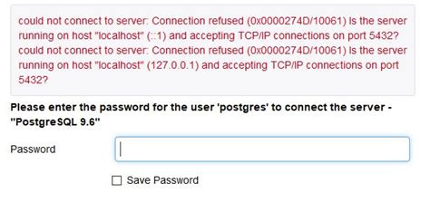 Windows Connection To Postgresql Failed Stack Overflow