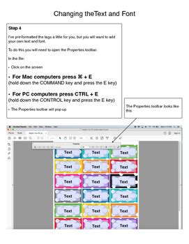 How To Edit Your Editable PDF File Visual Instructions TpT
