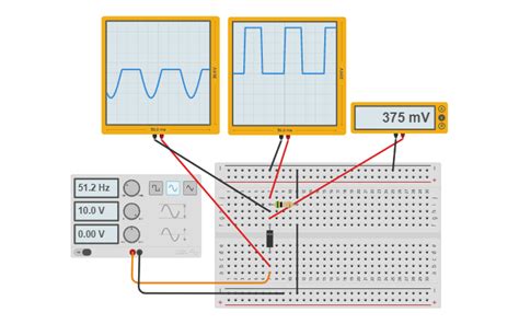 Circuit Design Single Diode Rec Tinkercad Circuit Design Single Diode Rec Tinkercad