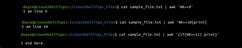 How To Read Print A Particular Line From A File In Linux