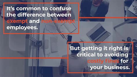 Exempt And Non Exempt Classification