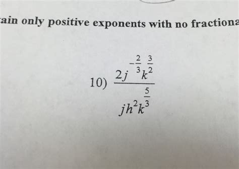 Solved Simplify Should Only Contain Positive Exponents With Chegg