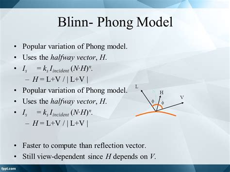 Introduction To Computer Graphics Illumination Models Ppt Download