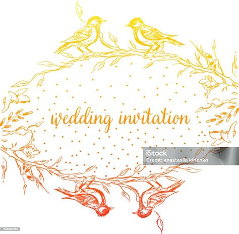 우아하고 귀여운 그림입니다 새 각 분기에 앉아 섬유 및 산업 목적으로 인쇄합니다 그리고 꽃과 나뭇가지의 아름 다운 로맨틱 프레임 벡터 일러스트입니다 개화 꽃 빈티지 인사말