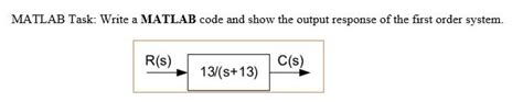 Solved Matlab Task Write A Matlab Code And Show The Output