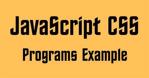 Hide Show Program With Css JavaScript Ahirlabs Programs Demo