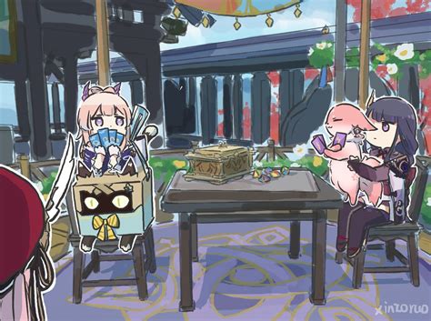 Raiden Shogun Yae Miko Sangonomiya Kokomi Kirara Yae Miko And More Genshin Impact Drawn