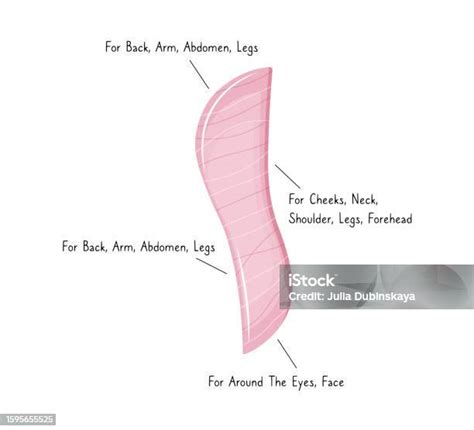 Infographic Of Gua Sha Scraping Shape Footmassage Tool Usage Facial Massage Natural Pink Rose