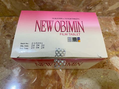 New Obimin Health And Nutrition Health Supplements Vitamins And Supplements On Carousell