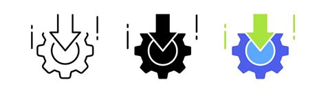 기어 설정 아이콘입니다 메커니즘 바퀴 구성 빌드 장치 기계 엔진 자물쇠 빌더 기술 건설 개념입니다 선에 있는 벡터 아이콘 흰색 배경에 검은색과 화려한 스타일 개념에 대한