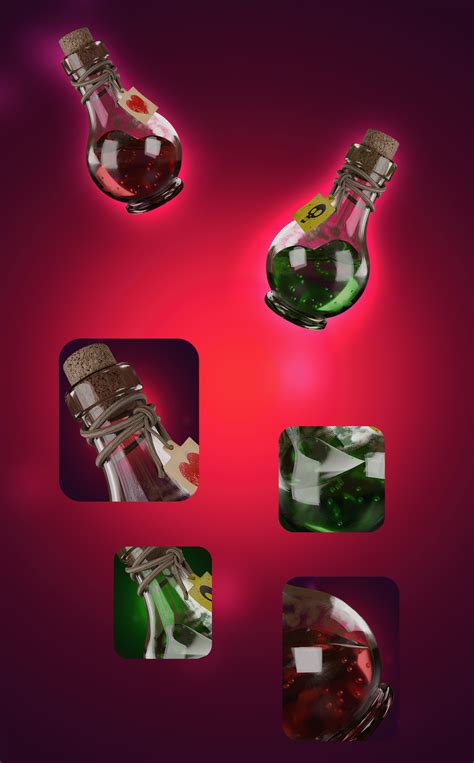 Blender 3d Potion Behance
