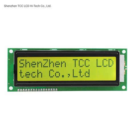 Shenzhen Factory X Character DOT Matrix Yellow Green LCD Display Module X LCD And LCD