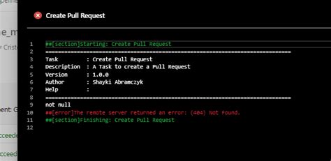 Problem With Create Pull Request Task · Issue 3 · Shayki5azure Devops