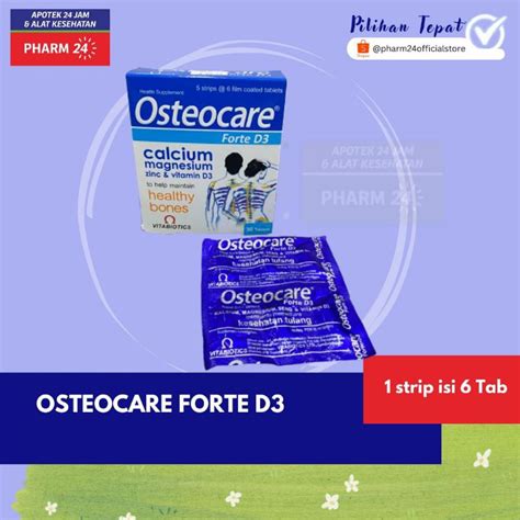 Jual Osteocare Forte D3 6 Tablet Shopee Indonesia
