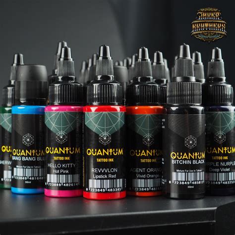 หมึกสัก Quantum Tattoo Ink มีหลายเฉดสีให้เลือก Made In Usa Shopee