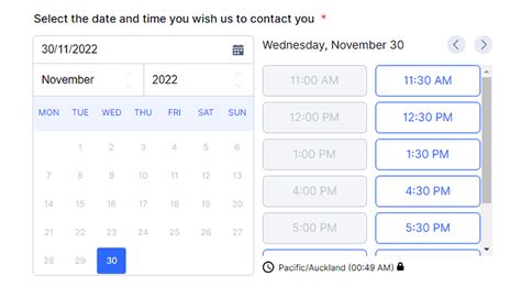 Workforms Appointment Picker Widget Feature Requests Monday