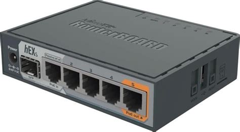 Mikrotik Hex S Router 1x Sfp Port 5x Gigabit Ethernet Dual Core 880mhz Cpu 256mb Ram Usb