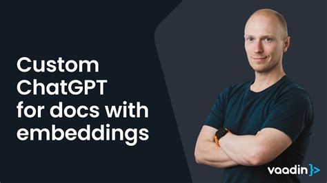 Understanding Vector Embeddings How To Build A Chatgpt Bot For Your Own Documents Youtube