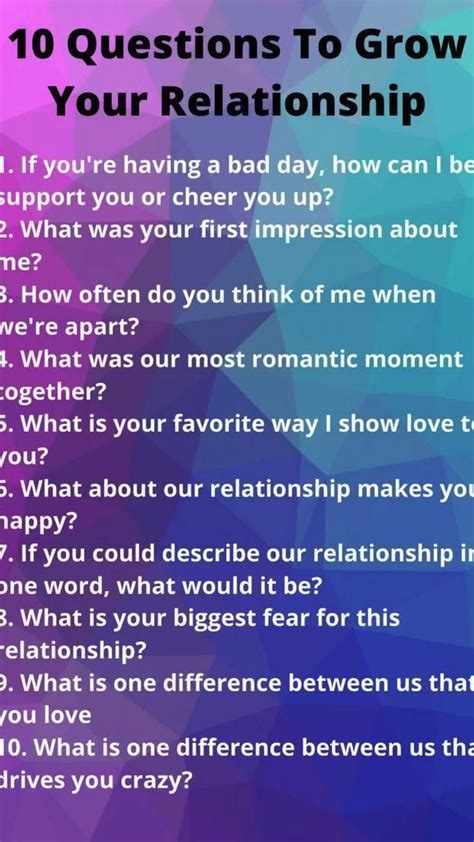 245 Questions To Ask Your Girlfriend Artofit