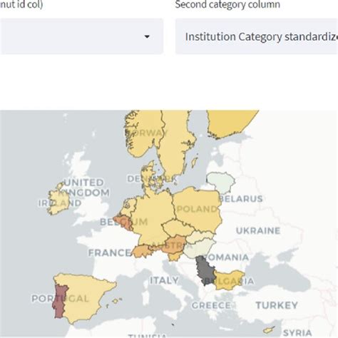 Geographical Heatmap Plot For Ratio Analysis Download Scientific Diagram