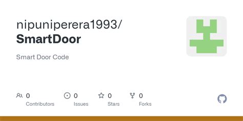 Github Nipuniperera Smartdoor Smart Door Code