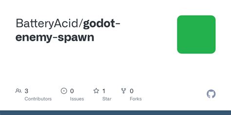 Github Batteryacidgodot Enemy Spawn