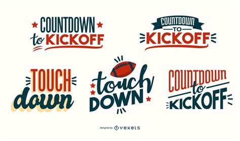 Football Line Statements Typeface Free Vector Download Freeimages